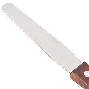 3 pieces waxing stainless steel spatula for clean application of wax or sugaring paste, wax spatula metal spatula for Brazilian waxing, stainless steel hair removal and wax spatula