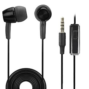 in-Ear Stereo Earbuds Compatible with Bose Bose QuietComfort 45 Digital+ Hands-Free Built-in Microphone True Solid Crisp Clear Audio! (3.5mm, 1/8, 3.5ft, Black)