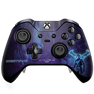 Skinit Decal Gaming Skin Compatible with Xbox One Elite Controller - Officially Licensed Warner Bros Nightwing Design