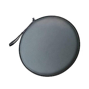 QC30 Replacement Zipper Carrying Case Round & Hard Box Portable Bag Compatible with Bose Quietcontrol 30 QC30 in-Ear Wireless Headphones (Black)