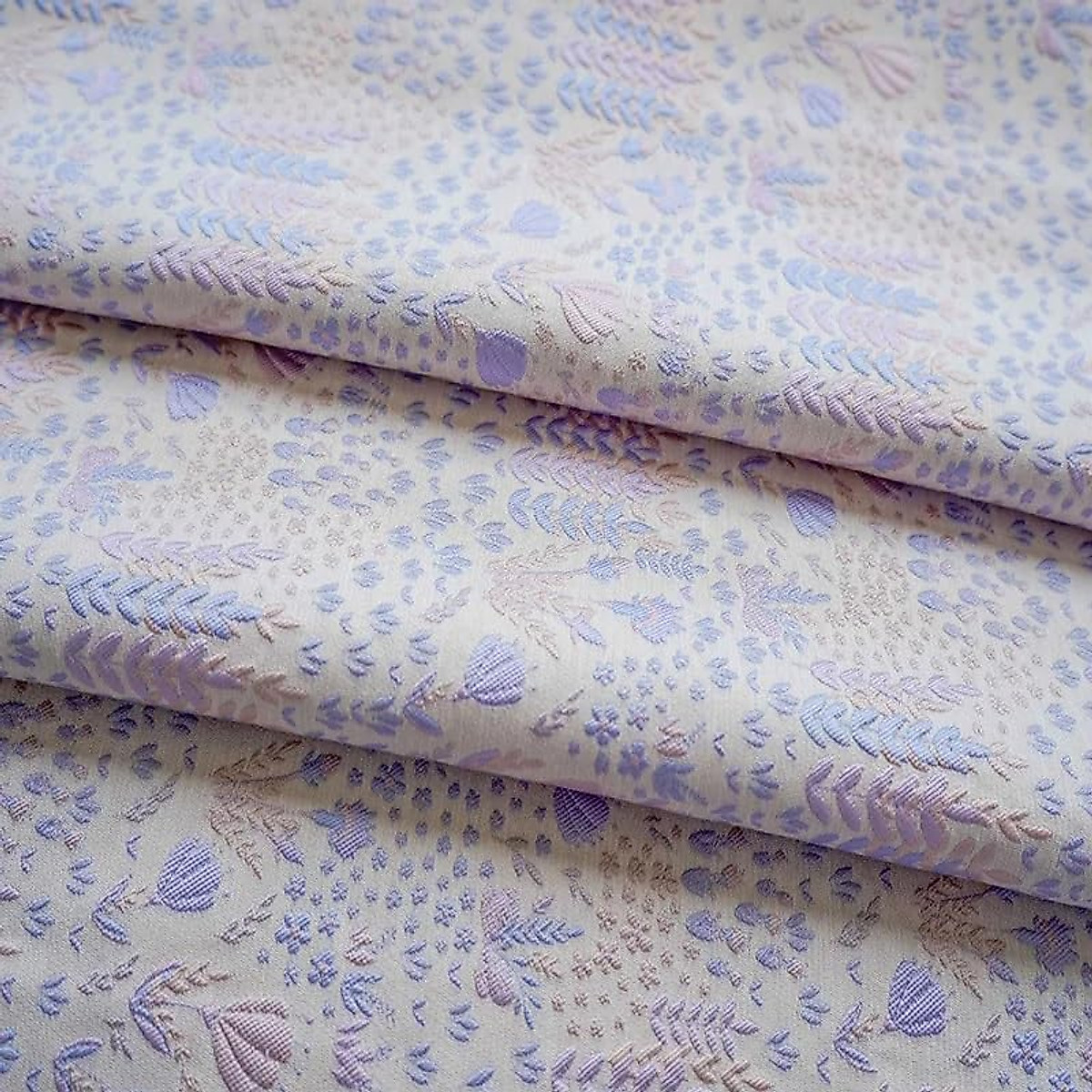 XMTXZYM 2 Meter Yarn Dyed Jacquard Fabric Women's Spring Autumn Dress DIY Making Fabric