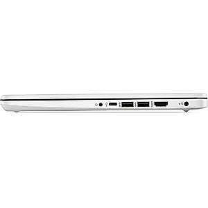 HP Laptop 14-fq0048nr 14" HD (1366 x 768) Touchscreen, AMD 3020e, AMD Radeon Graphics, 4 GB DDR4 RAM, 64GB eMMC Storage, Windows 10 Home S, White (Renewed)
