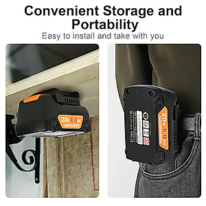 TeenPower 4Pack 20V 6.0Ah Battery Replacement for Dewalt 20v Max Battery