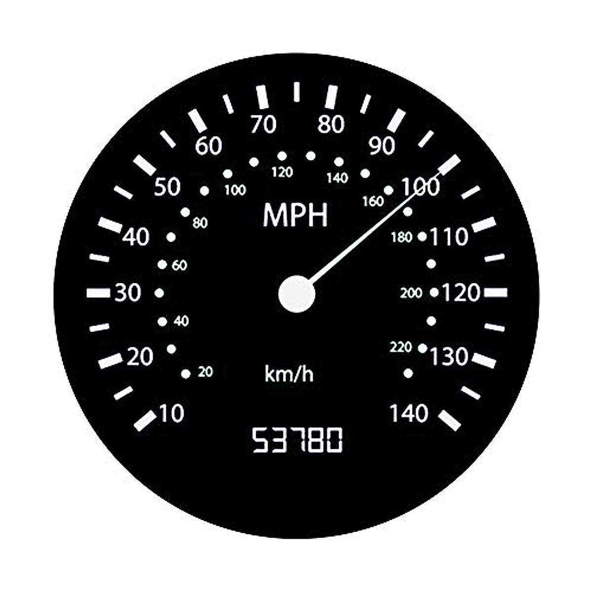 Speed Speedometer Odometer Car Race Motorcycle Bicycle Black PopSockets Swappable PopGrip