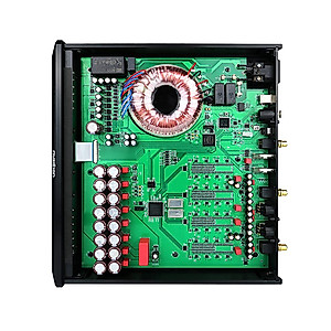 Musician Aquarius R2R DAC HiFi Mid-Range Decoder Balanced DAC USB/Opt/Coax/2 x IIS/AES Input RCA/XLR Output Home Audio Desktop DAC (Black)