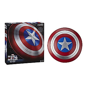 Marvel Legends Series Avengers Falcon And Winter Soldier Captain America Premium Role Play Shield -Adult Fan -Costume/Collectible