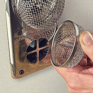 Flying Insect Screen RV Accessories, 2 Pack RV Heater Vent Cover, Use for Furnace Vents on Travel Trailers, Motorhomes, and Camper Trailers Prevents RV Vent Damage