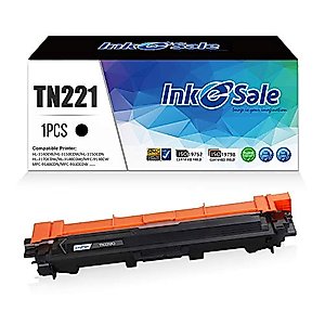 INK E-SALE 1PK Compatible Toner Cartridge Replacement for Brother TN221 TN225 TN-221 TN-225 BK Black Toner Ink for Brother HL-3170CDW HL-3140CW HL-3180CDW MFC-9130CW MFC-9330 CDW MFC-9340CDW Printer