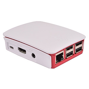 Raspberry Pi RASPBERRY-PI3-CASE Official Raspberry Pi 3 Case, Red/White