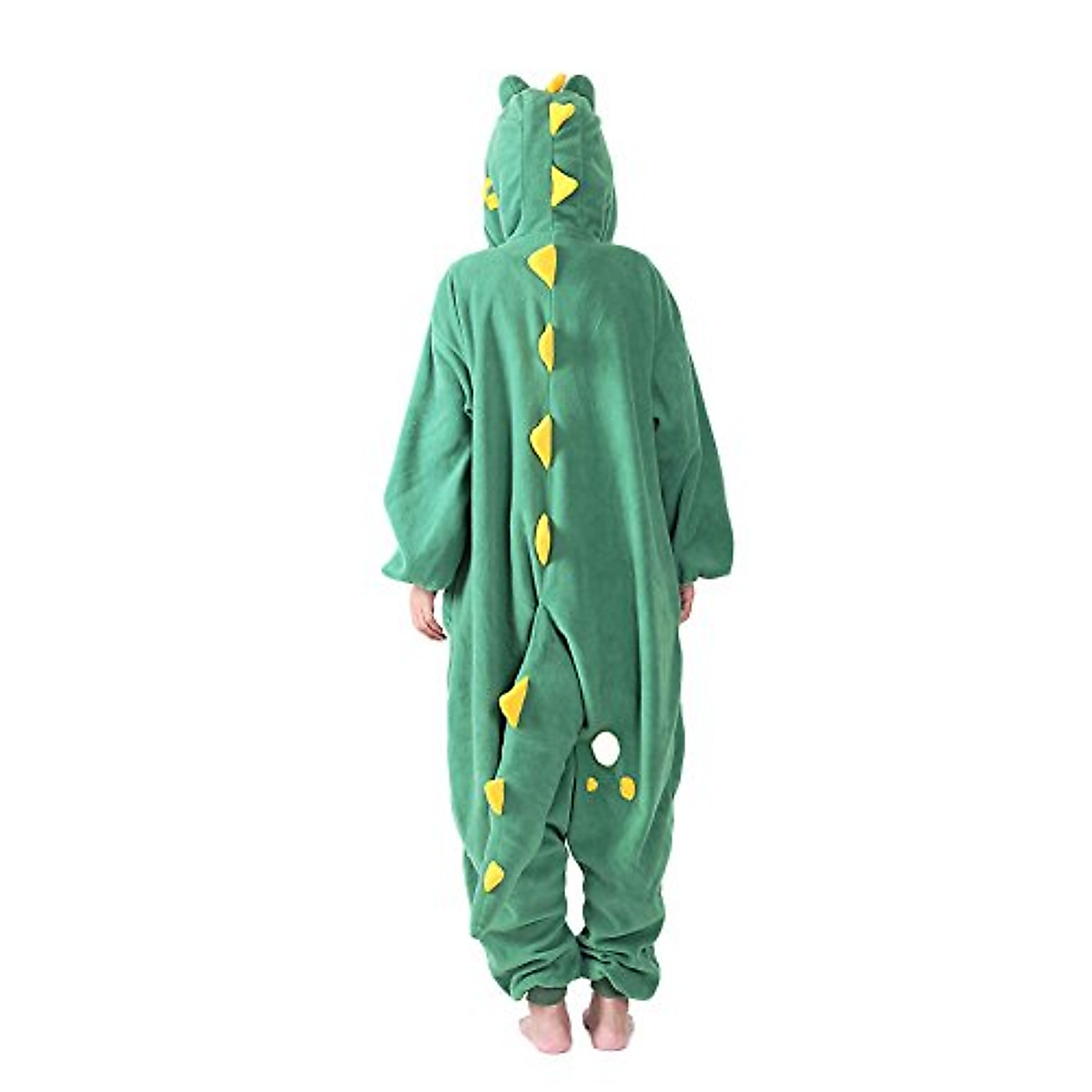 luyao188 Women's Green Crocodile Onesie Adult Pajamas Cosplay Costume Dinosaur