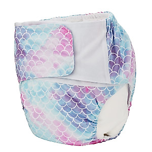 Teen Adult Cloth Diaper Nappy Reusable Washable for Disability Incontinence Large (Scales)