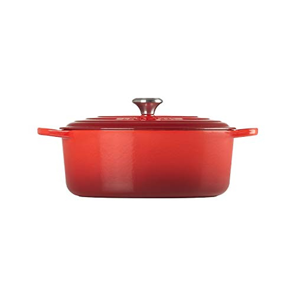 Le Creuset Enameled Dutch Oven Cast Iron Signature Oval Casserole, 31cm, 6.75 Qt, Cerise