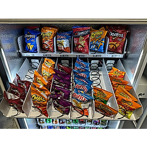 COMBO VENDING MACHINE GLASS FRONT W/CREDIT CARD READER