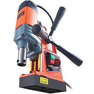 VEVOR Mag Drill Press, 1300W 1.57" Boring Diameter, 2922lbf Power Portable Magnetic Drill, 810 PRM, Electric Drilling Machine for Metal Surface, Industrial and Home Improvement