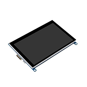 waveshare 5 inch Capacitive Touch Screen TFT LCD Display Toughened Glass Panel 800x480 5inch HDMI H V4 LCD for Raspberry Pi 4B/3B+/3B/Zero/Zero W WH,PC,Support VariousSystems