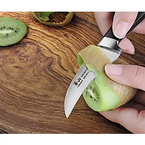 Cangshan V2 Series 1020434 German Steel Forged Peeling/Tourne Knife, 2.75-Inch Blade