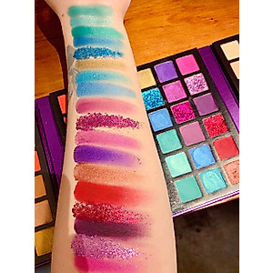 72 Colors Ultra Secret Eyeshadow Palette, 4 in1 Color Board Matte Shimmer Glitter Nude Natural All In One Makeup Palette Blendable Pigmented Make Up Eye Shadow Pallet Gift Kit