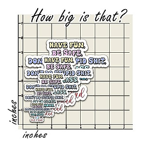 Miraki Don't Do Stupid Sh*t Love Mom Sticker, Funny Graduation Sticker, Mom Love Dad Sticker, Water Assitant Die-Cut Vinyl Funny Decals for Laptop, Phone, Water Bottles, Kindle Sticker