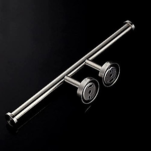 OMOONS Stainless Steel Towel Bar,Creative Multifunctional Single Rod Towel Rail