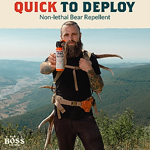 Bear Spray for Hiking and Outdoor Protection - 35 Foot Range Bear Deterrent (13.4 Ounce)