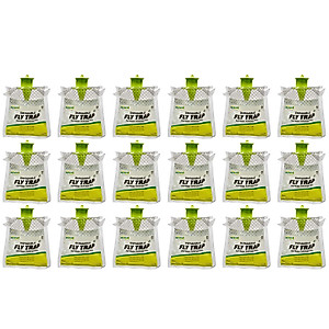 RESCUE! Outdoor Disposable Hanging Fly Trap - 18 Traps