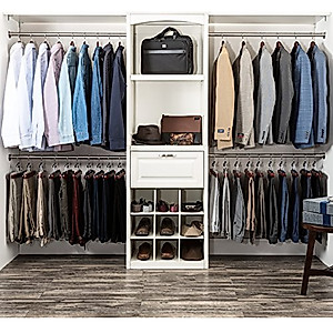 High-Grade Wide Shoulder Wooden Hangers 6 Pack, Non Slip Pants Bar, Smooth Finish Wood Suit Hanger Coat Hanger for Closet, Holds Upto 20lbs, 360° Swivel Hook, for Dress, Jacket, Heavy Clothes Hangers