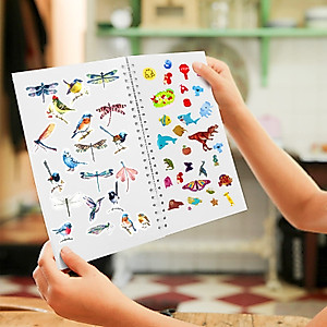 2 Pcs Sticker Book Collecting Album Reusable Sticker Organizer Storage Book for Stickers Collection A5 (64 Pages)