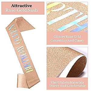 Birthday Crown, Tiaras for Women, Birthday Sash for Women, Birthday Candles, Cake Toppers, Birthday Decorations for Women, Birthday Gifts for Women, Rose Gold Party Decorations