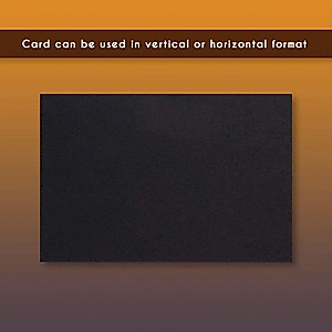 Black Cardstock - 200-Pack 4x6 Heavyweight Smooth Cardstock, 80lb 216GSM Cover Card Stock, Unruled Thick Stationery Paper, For Postcard, Invitation, Announcement, Marketing Material, 4 x 6 Inches