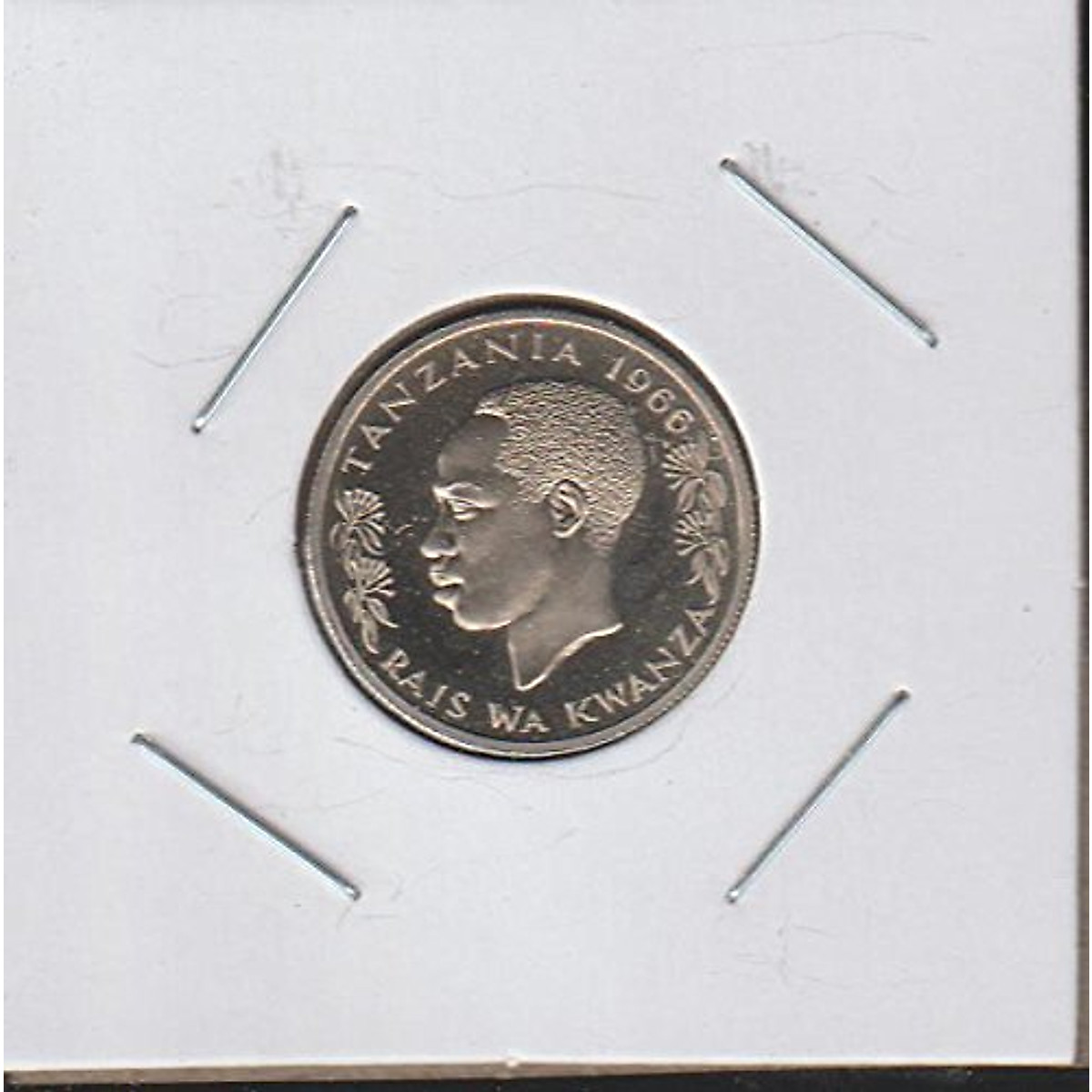 1966 TZ Head of President J.K. Nyerere Left Half Dollar Gem Proof
