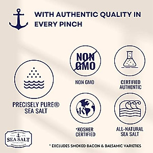 Flaky Sea Salt, Baja Fleur de Sel Flake Salt, Gourmet Finishing Salt Flakes for Cooking or Baking, 7 oz Pouch - Sea Salt Superstore