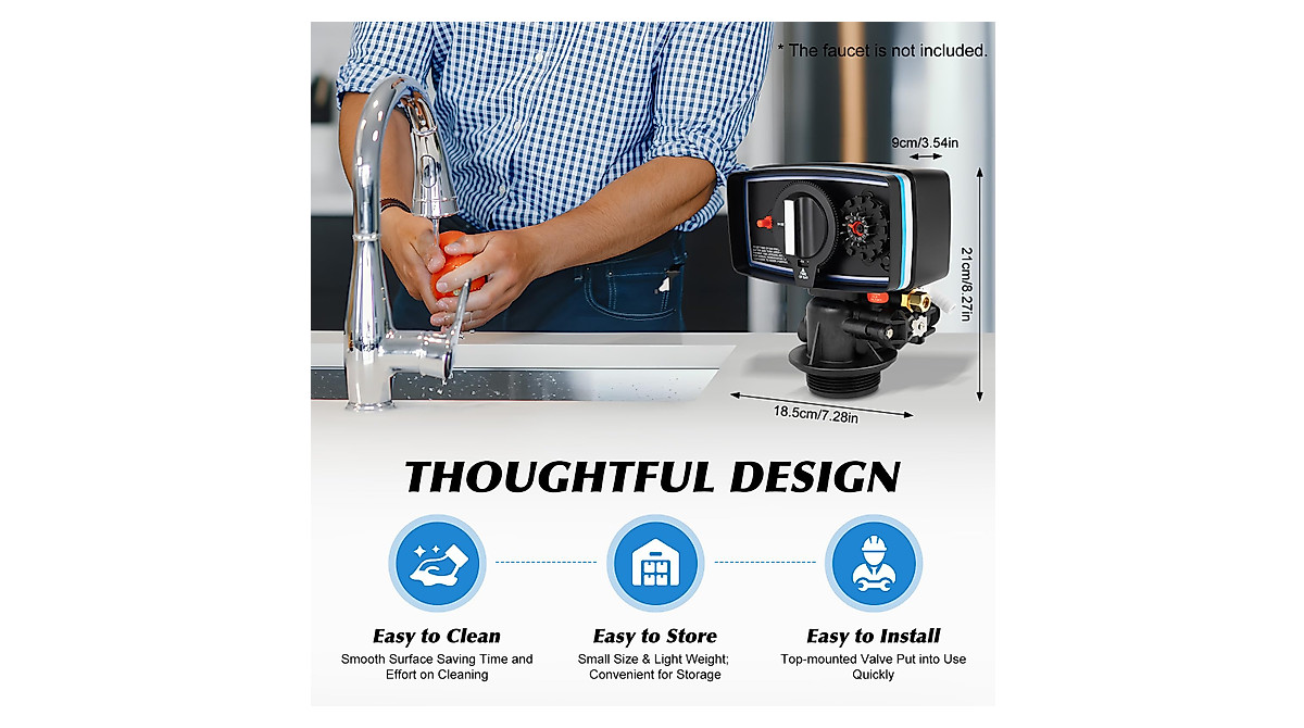 Water Softener Valve with Digital Timer | Fleck 5600 Replacement Head