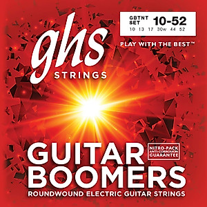 Ghs Strings - GBTNT-10 SET Electric Guitar Strings - Guitar Boomers Nickel-Plated Steel Thin & Thick 10-52 (10 SETS)