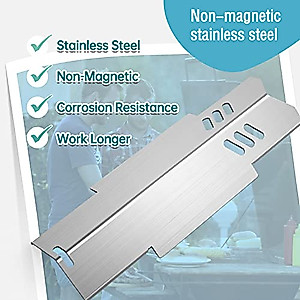 STCNADCR Grill Replacement Parts Heat Plate for Dyna-Glo DGC350CNP-D DGF350CSP DGF350CSP-D Dyna-Glo DGC350,Heavy Duty Stainless Steel Grill Flavorizer Bars 2PCS