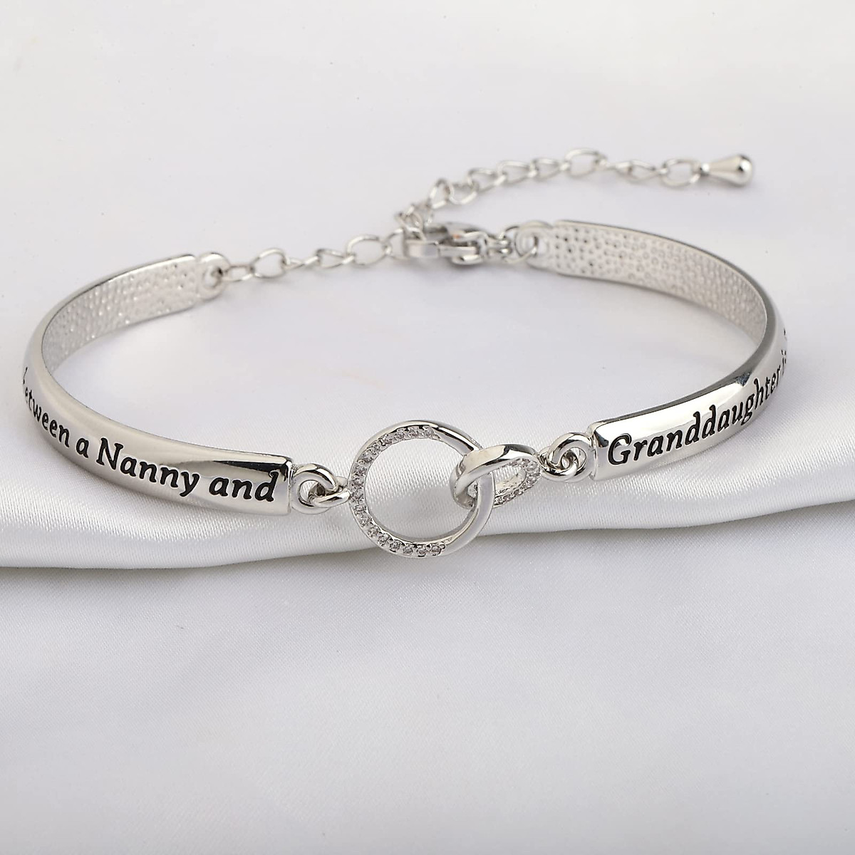 BNQL Nanny Gifts from Granddaughter Bracelet Nanny and Granddaughter Gifts from Nanny Bracelet Jewelry Gifts for Babysitter