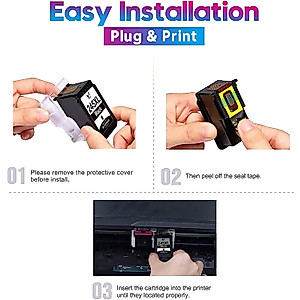 ONLYU Compatible 245XL Ink Cartridges Combo Pack Replacement for Canon PG 245XL PG243 for PIXMA MX492 MX490 MG2522 MG2922 MG2520 MG2920 TS3100 TS3122 TS3300 TR4520 TR4522 IP2820 Printer 2 Black