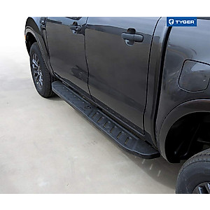 Tyger Auto 6.6" Blade Running Boards Compatible with 2019-2023 Ford Ranger | Supercrew Cab | TG-BL2F7318 | Side Step Nerf Bars