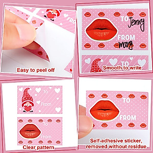 1008 Pieces Happy Valentine's Day Stickers Labels to and from Envelope Seal Stickers 12 Designs Personalized for Valentine Decorations Party Weddings Engagements
