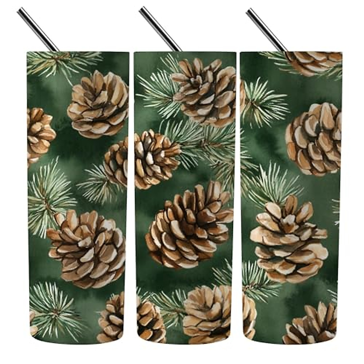 Medpol rustic christmas theme insulated tumblers coffee cup Gift，rustic christmas theme Drinking Glasses-Tea Cup-Coffee Mug tumbler with lid and straw 20 oz insulated tumbler cups