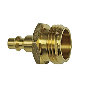 Quick Products QP-BOPQCB-2PK Blow Out Plug with Brass Quick Connect - 2-Pack