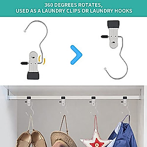 Boot Hangers, 16 PCS Hanging Clips, Premium Clothes Pins, Boot Hanger, Clip Hangers, Boot Hangers for Closet, Laundry Clips, Boot Hangers for Tall Boots, Laundry Hooks, Boot Clips for Hanging