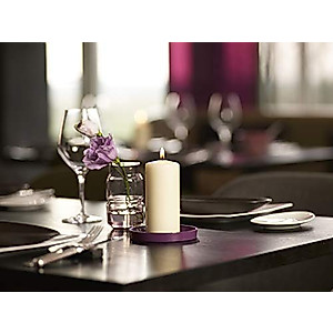 BOLSIUS Set of 6 Ivory Pillar Candles - 3x6 inch Unscented Candle Set - Dripless Clean Burning Smokeless Dinner Candle - Perfect for Wedding Candles, Parties and Special Occasions