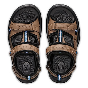 FootJoy Men's Golf Sandals Shoes, Dark Taupe, 9