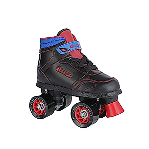 Chicago Boys Sidewalk Roller Skate - Black Youth Quad Skates - Size 3