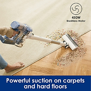Tineco A11 Pet Ex Cordless Stick Vacuum, Lightweight Handheld Vacuum, Long Run Time and Powerful Suction for Carpet and Hard Floor