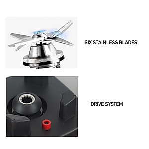 Smoothie Blender, Countertop Mixer for Shakes and Smoothies with Timer Speed Control, Tamper, 67oz Professional BPA-free Grinder Juicer for Crushing Ice, Nuts, Meat, Self-cleaning