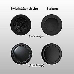 Ferkurn Switch Joycon Thumb Grip Joystick Replacement Cap, Switch Lite Joy con Grip Button Stick Cover Switch Joystick Grip Cap Replacement Part 3D Analog Cap Joy-con Controller Repair Kit Accessories