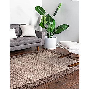 Unique Loom Del Mar Collection Area Rug - Abigail (2' 2" x 3' 1" Rectangle, Light Brown/ Beige)