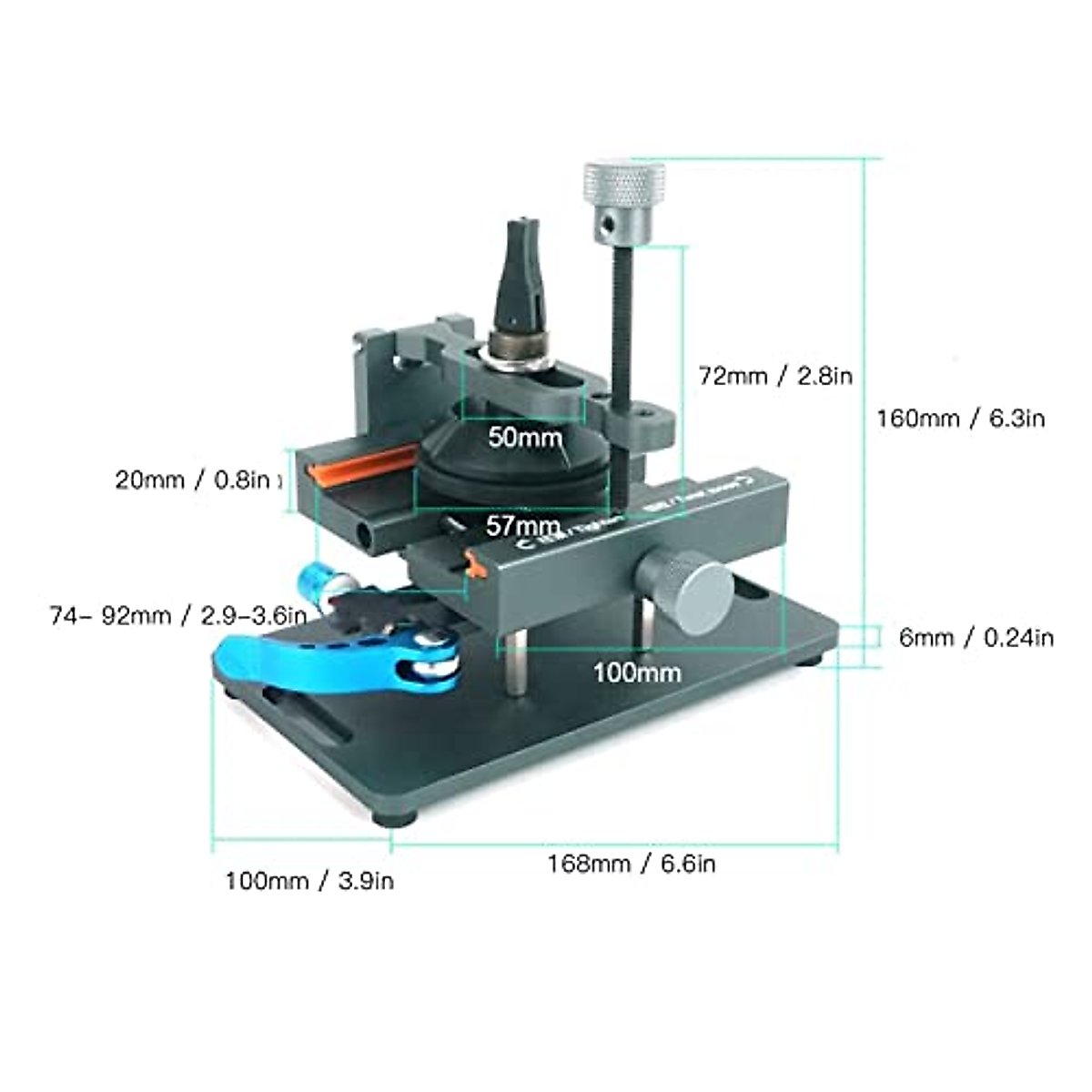 LCD Screen Separator Machine, 360 Degree Rotatable Mobile Phone Suction Cup Tool Heating Screen Removal Tool with Suction Cup, for Computer Laptops Tablets LCD Screen Repair