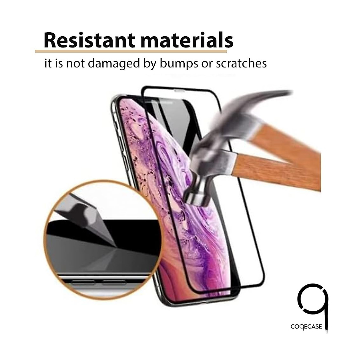 Coqecase [2pack] Unbreakable matte term ceramic screen protector for Oppo Reno 7 5g